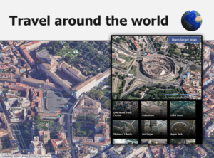 Bird's eye aerial maps
